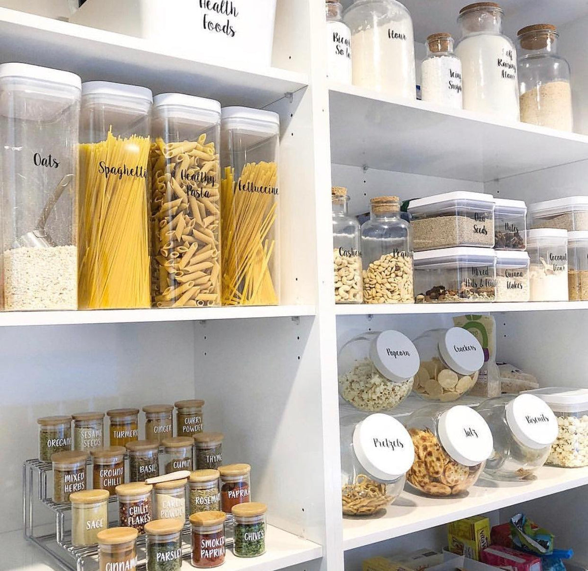6 easy steps to get the pantry of your dreams | Little Label Co