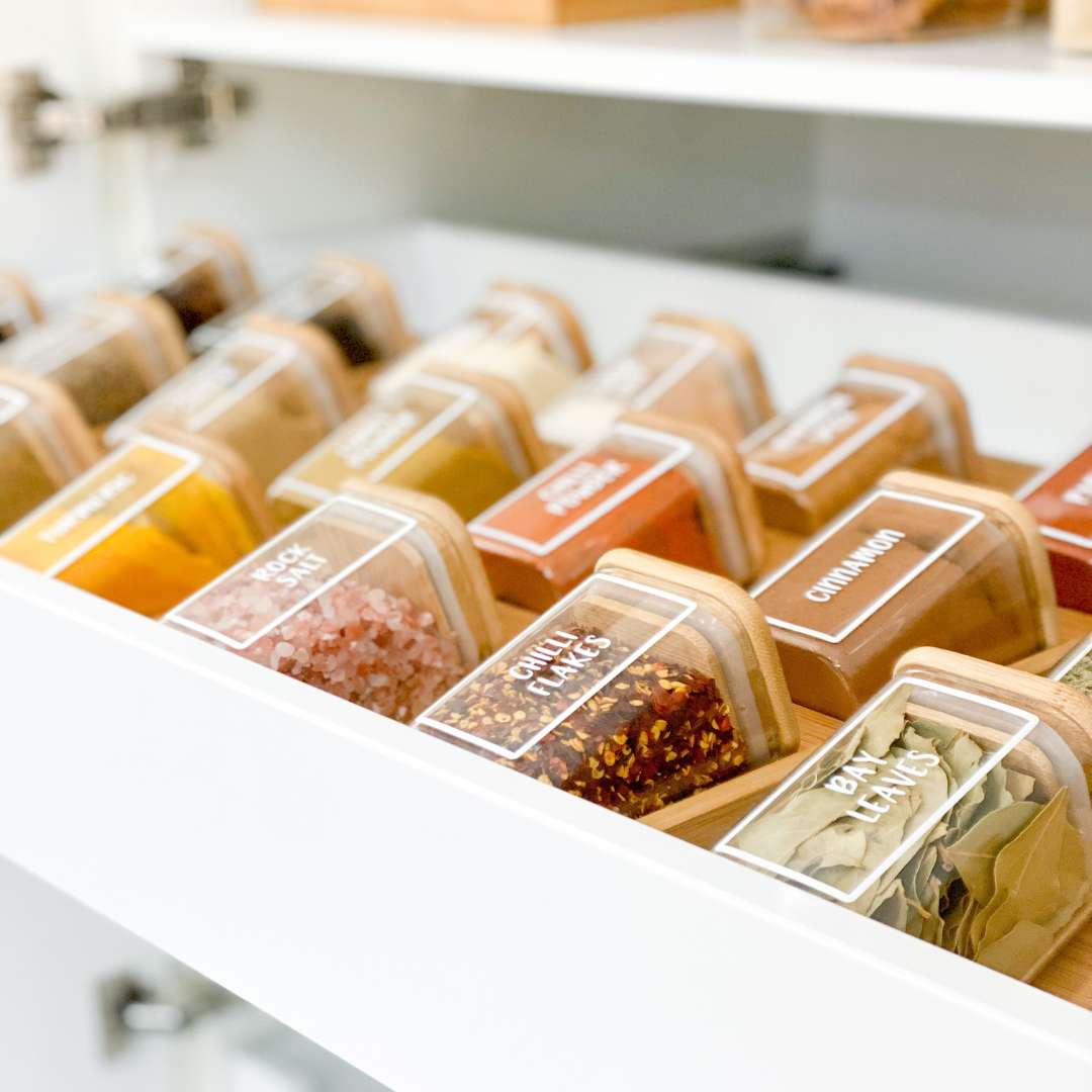 Spice Racks & Bamboo Spice Organisers – Little Label Co