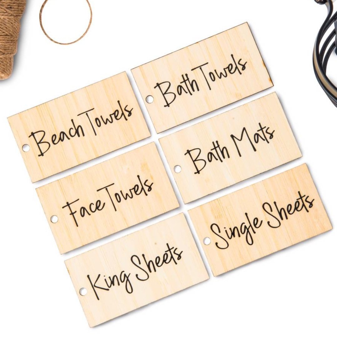 Durable Waterproof Home Organisation Labels for Every Room