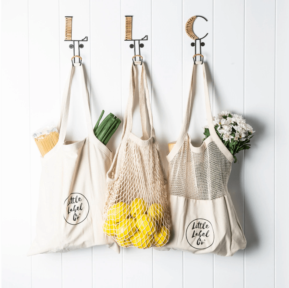 Reusable Shopping Bags for a Plastic Free Home – Little Label Co