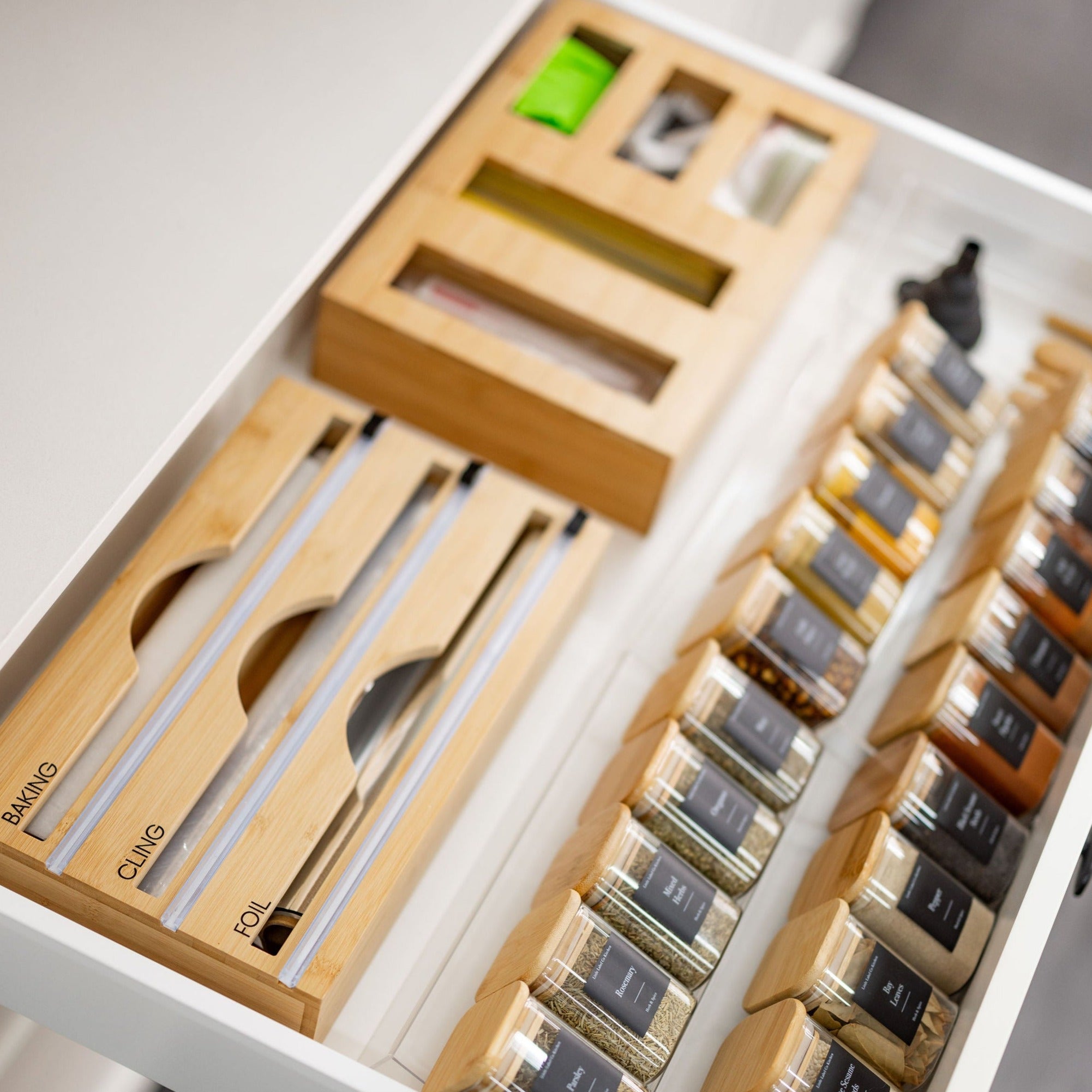 Bamboo Kitchen Drawer Pack - Little Label Co