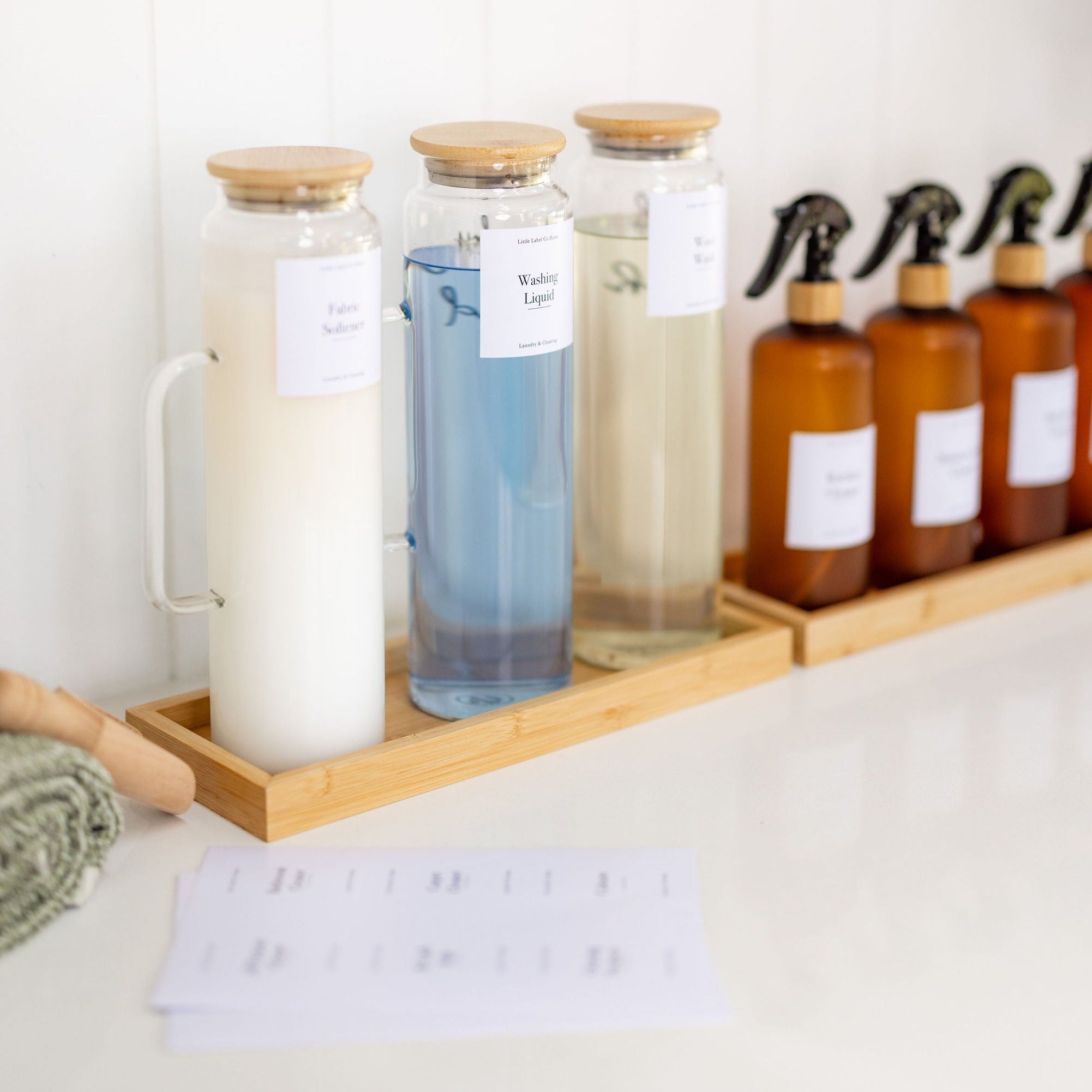 Shop Laundry & Cleaning Stickers (30 labels) Black or White | Laundry ...