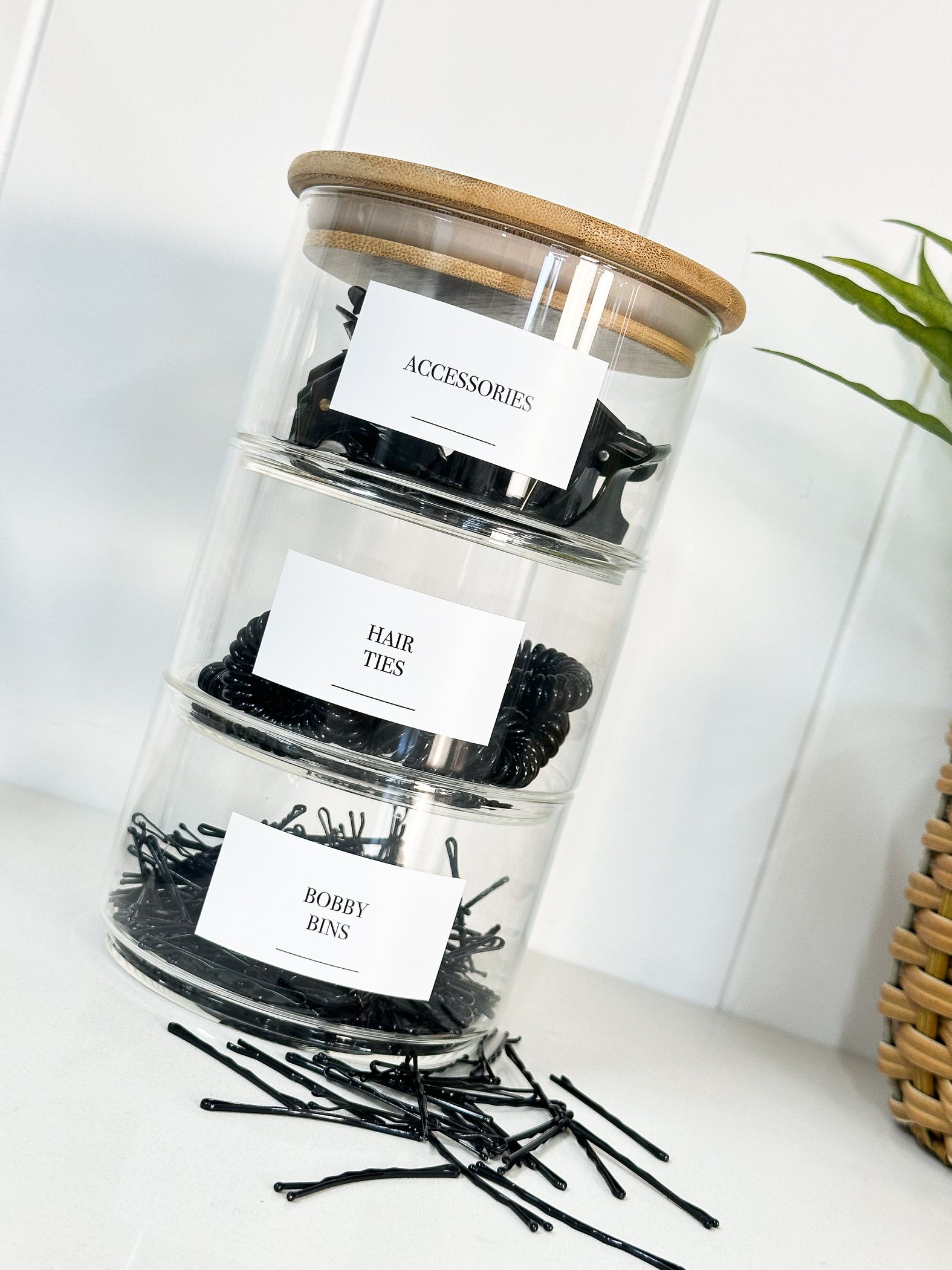 Custom Rectangle Flip Canister & Square Jar Stickers - 6 Label Pack ...