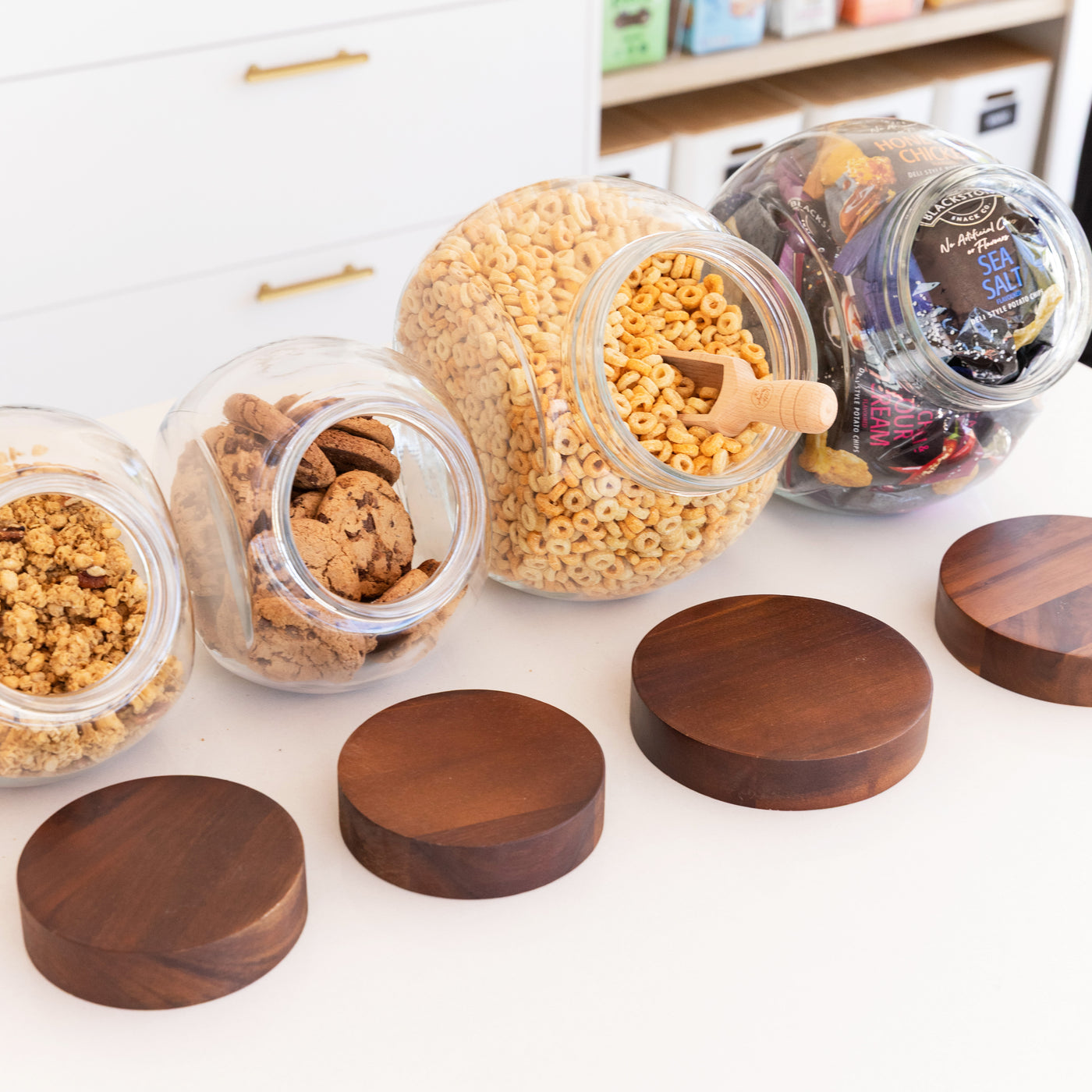Snack Jar, Cookie Jar or Cereal Container – Little Label Co