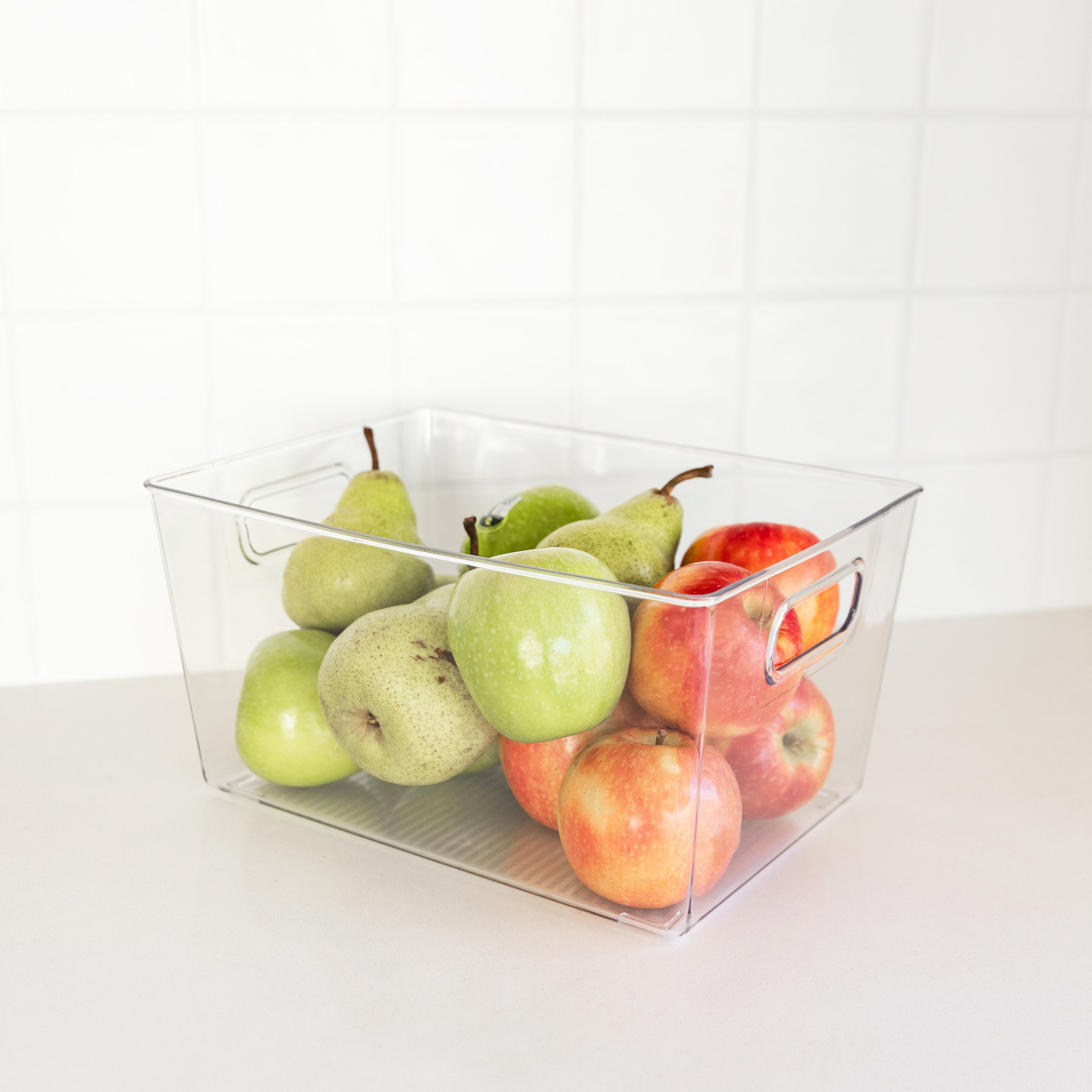 Clear Storage Tub Large - Little Label Co