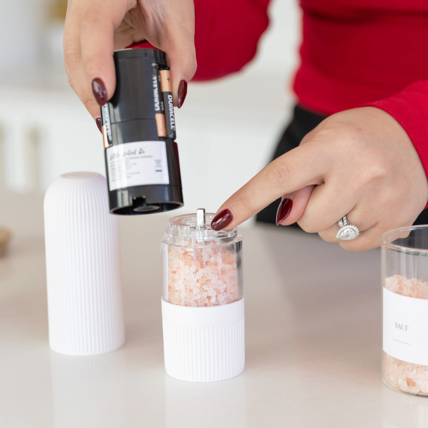 Electric Salt and Pepper Grinder Set | Little Label Co
