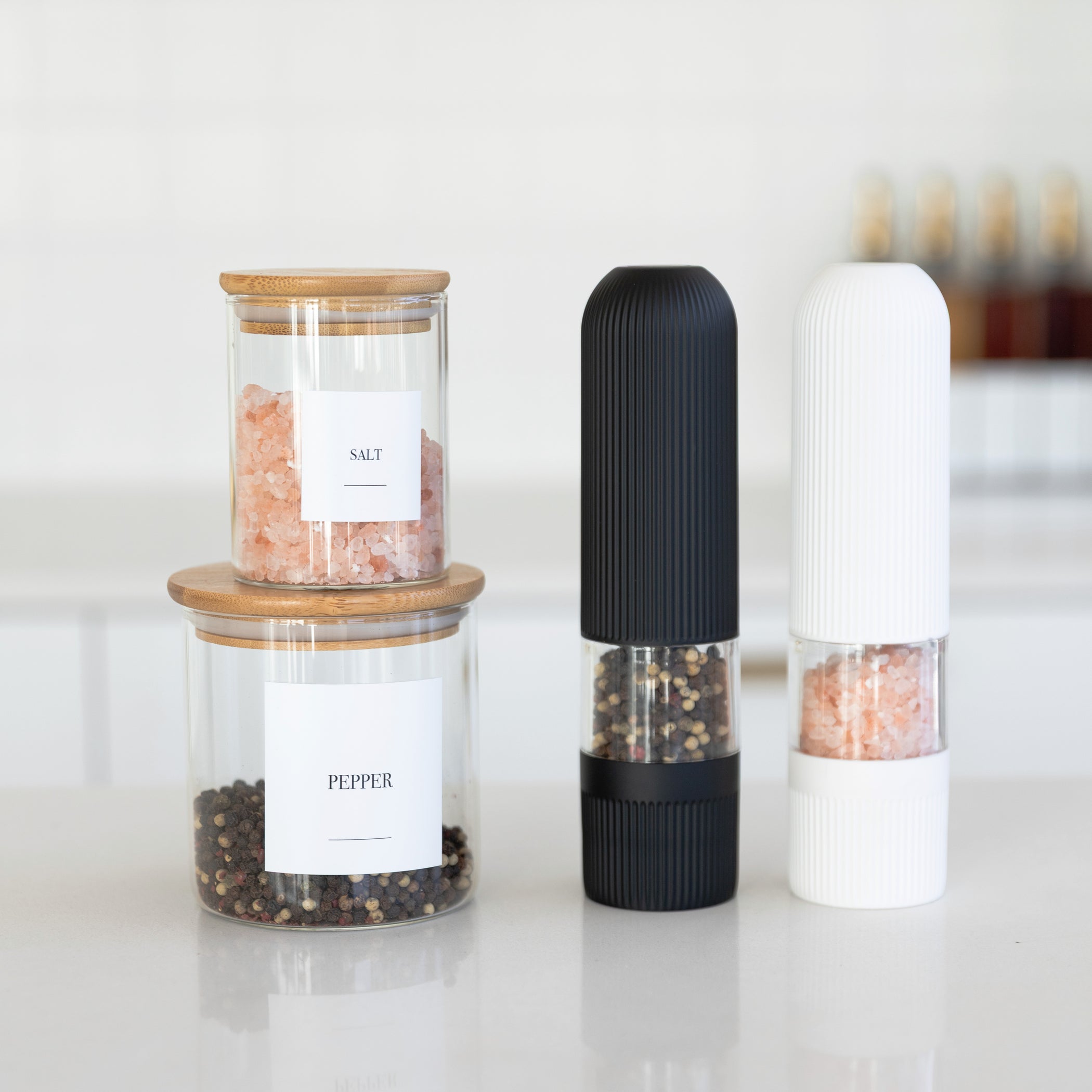 Electric Salt and Pepper Grinder Set | Little Label Co