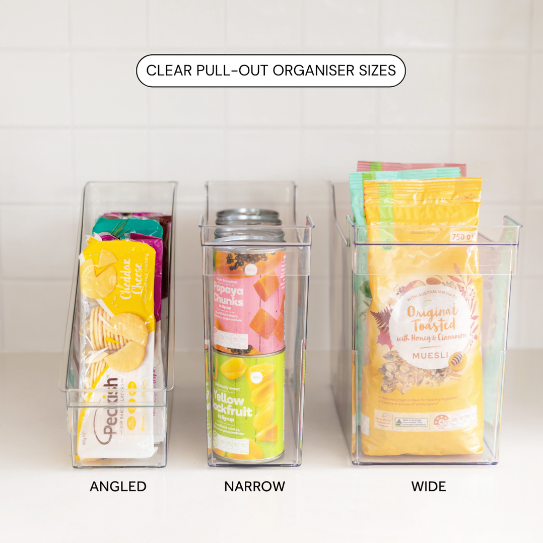 Clear Pull–out Organiser Narrow – Little Label Co