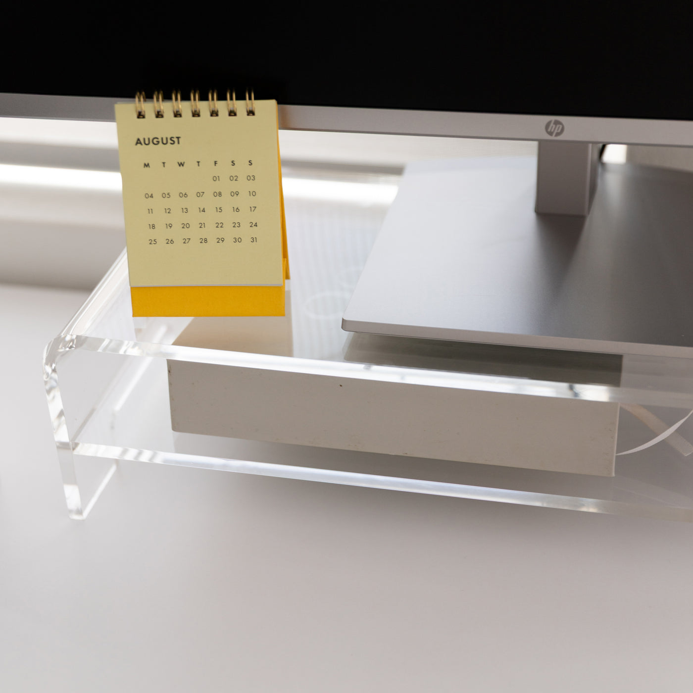 Acrylic Monitor Stand | Home Organisation | Office Storage