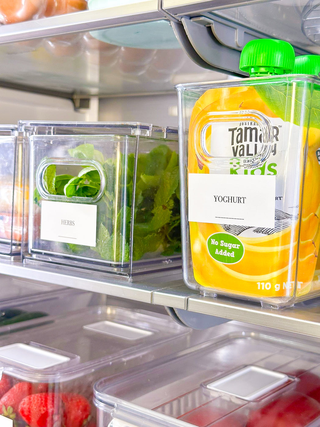 Fridge & Freezer Organisation Stickers - 36 Label Pack - Little Label Co