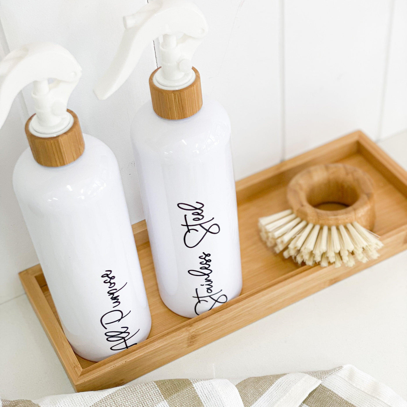 Bamboo Rectangle Tray - Little Label Co