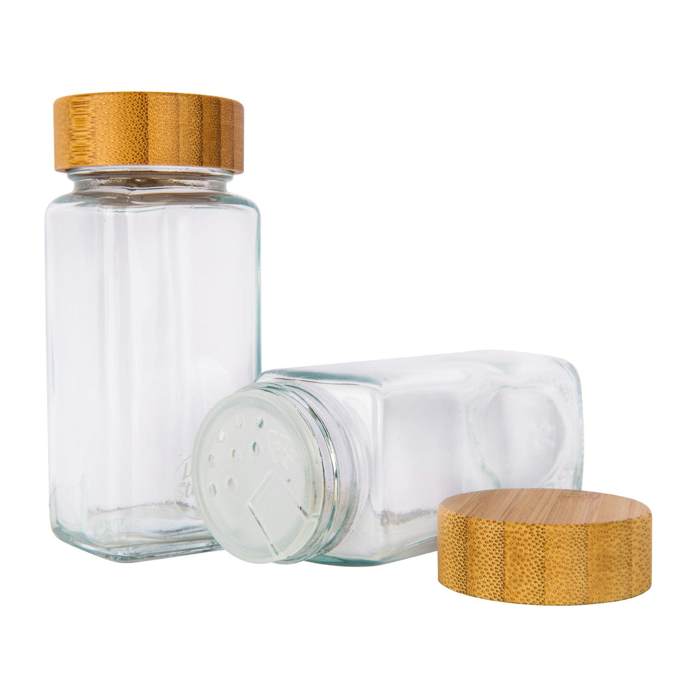 Bamboo Herb & Spice Shaker Jar Kitchen Organisation – Little Label Co