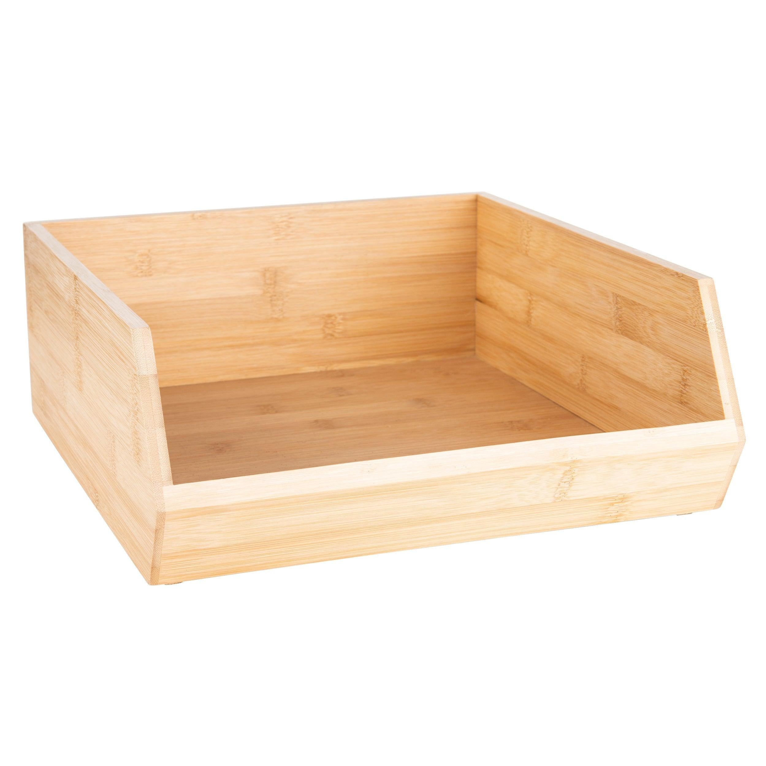 Stackable Bamboo Organiser Pantry Pack - Home and Kitchen Organisation ...