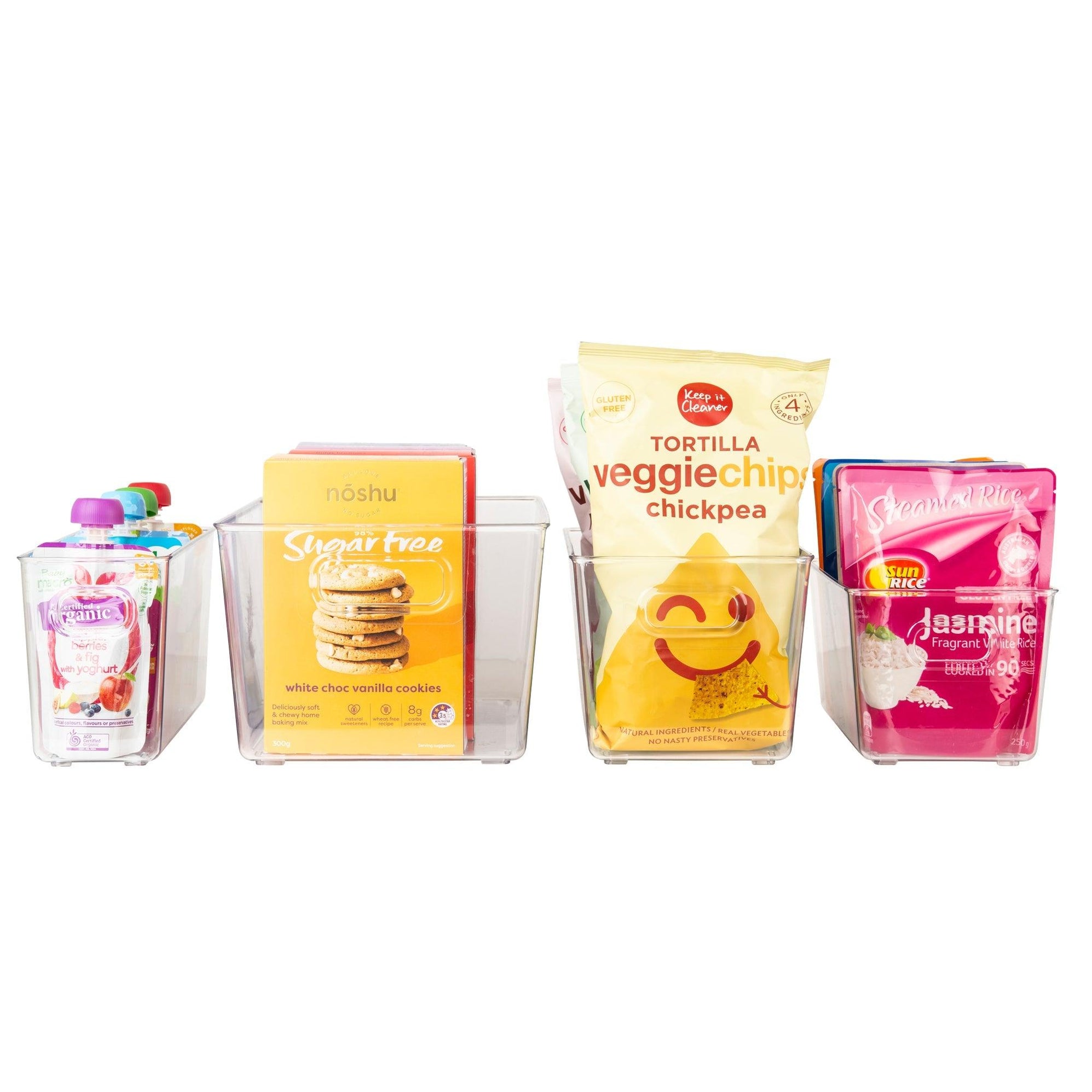 Clear Storage Tub Large for Home Storage and Organisation | Kitchen ...