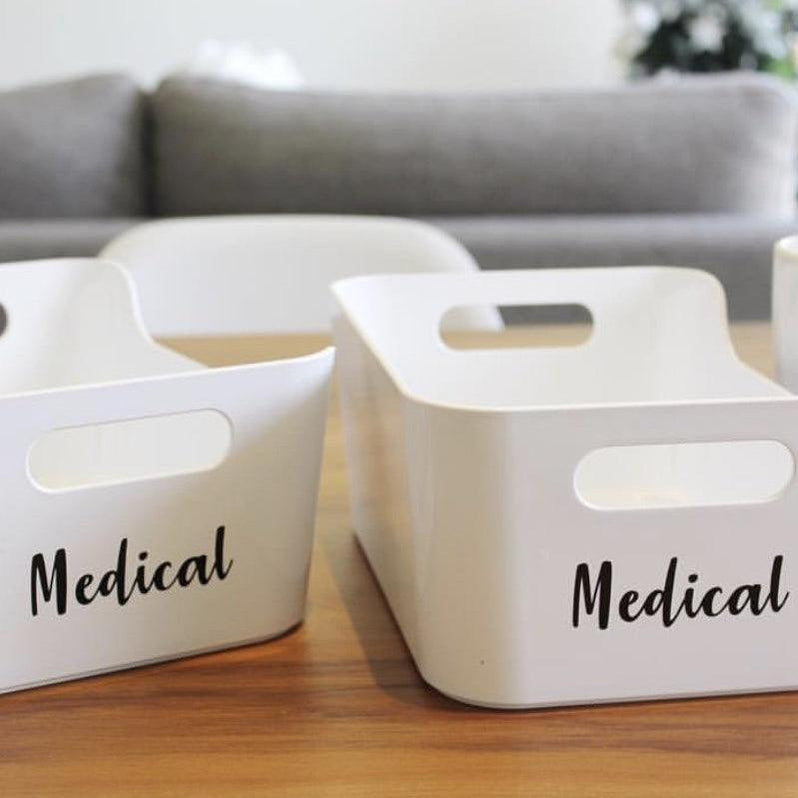 Shop Custom Fridge and Medium Storage Tub Labels — Little Label Co