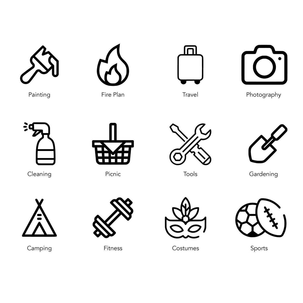 Custom Home Organisation Labels & Stickers – Little Label Co
