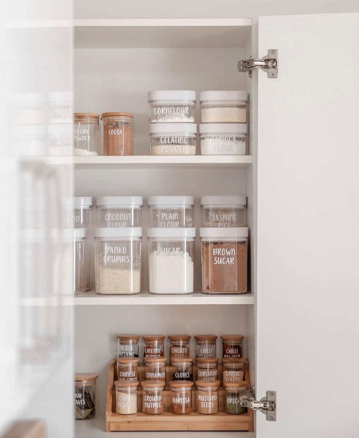 Shop Custom LLC Flip Canister and Square Glass Jar Labels — Little Label Co