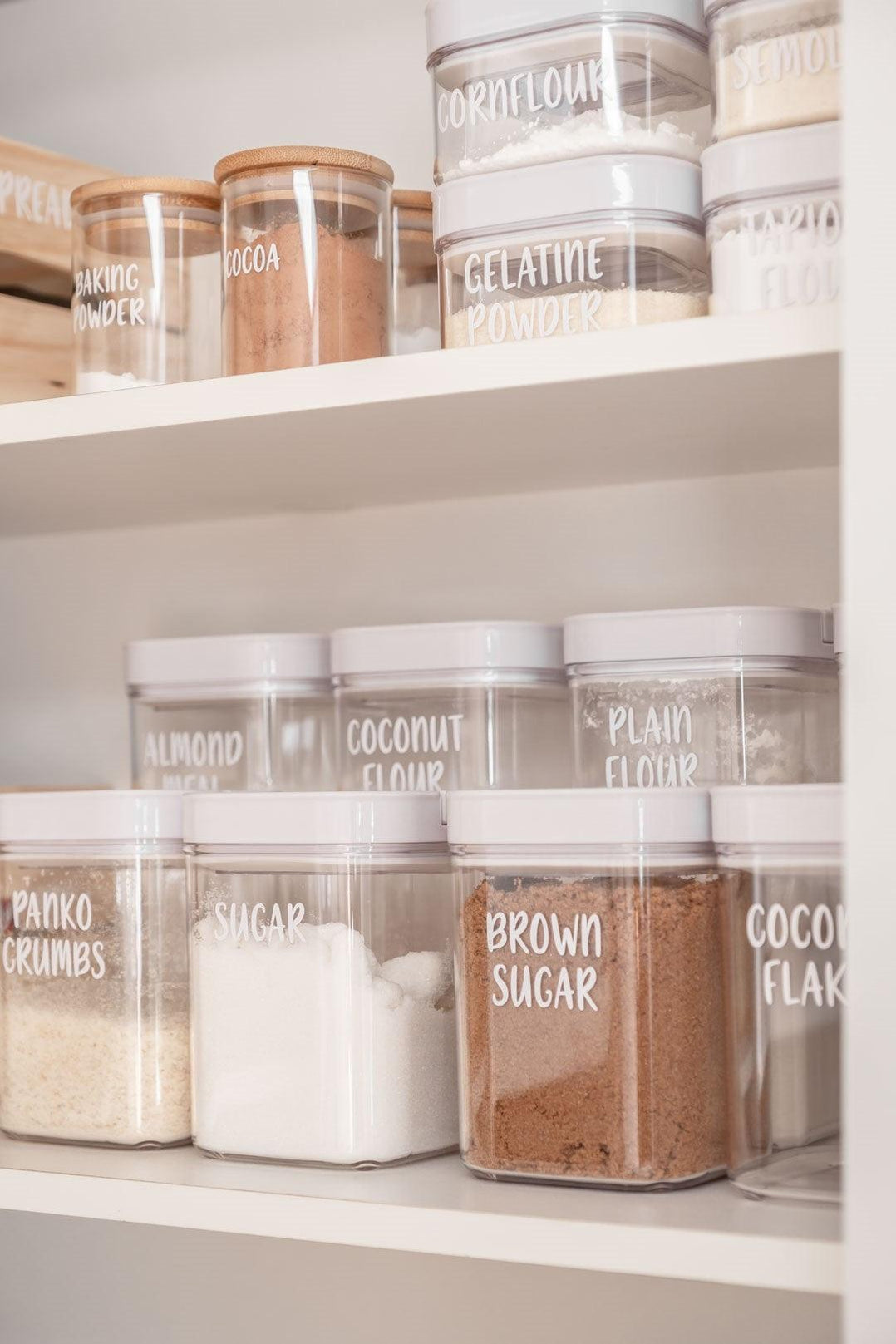 Custom LLC Flip Canister and Square Glass Jar Vinyl Decal Labels ...