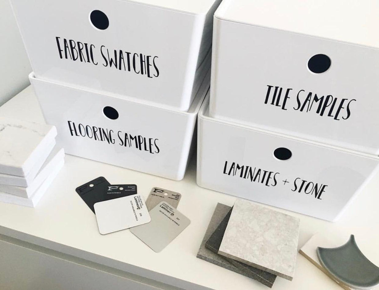 Custom Office and Stationery Vinyl Decal Labels - Little Label Co