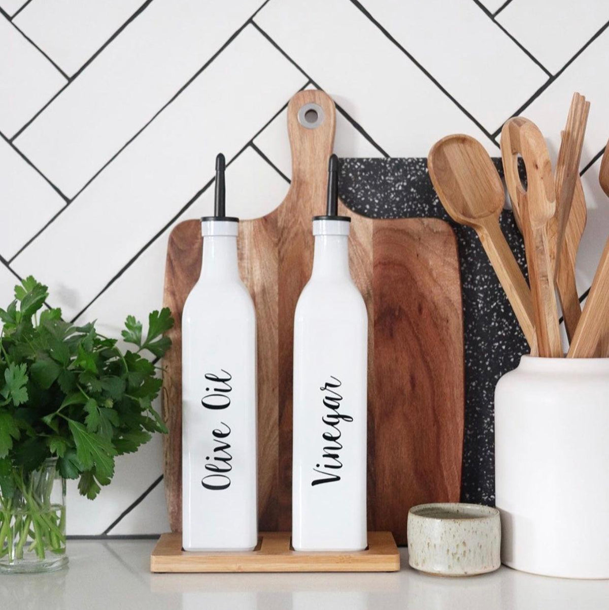 Create Your Own Custom Oil & Vinegar Labels | Little Label Co | Custom ...