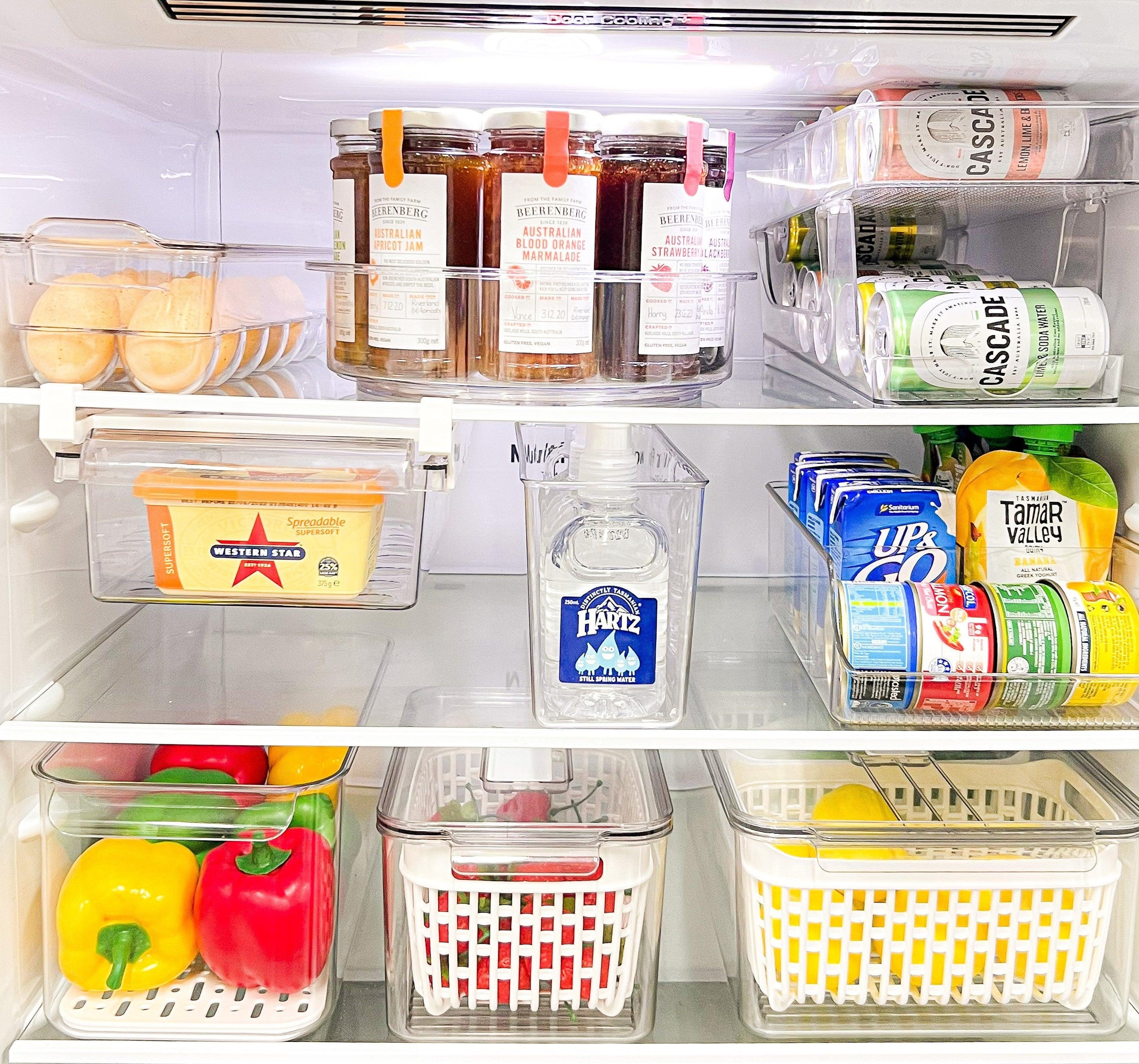 Single Fridge Storage Container with Basket – Little Label Co