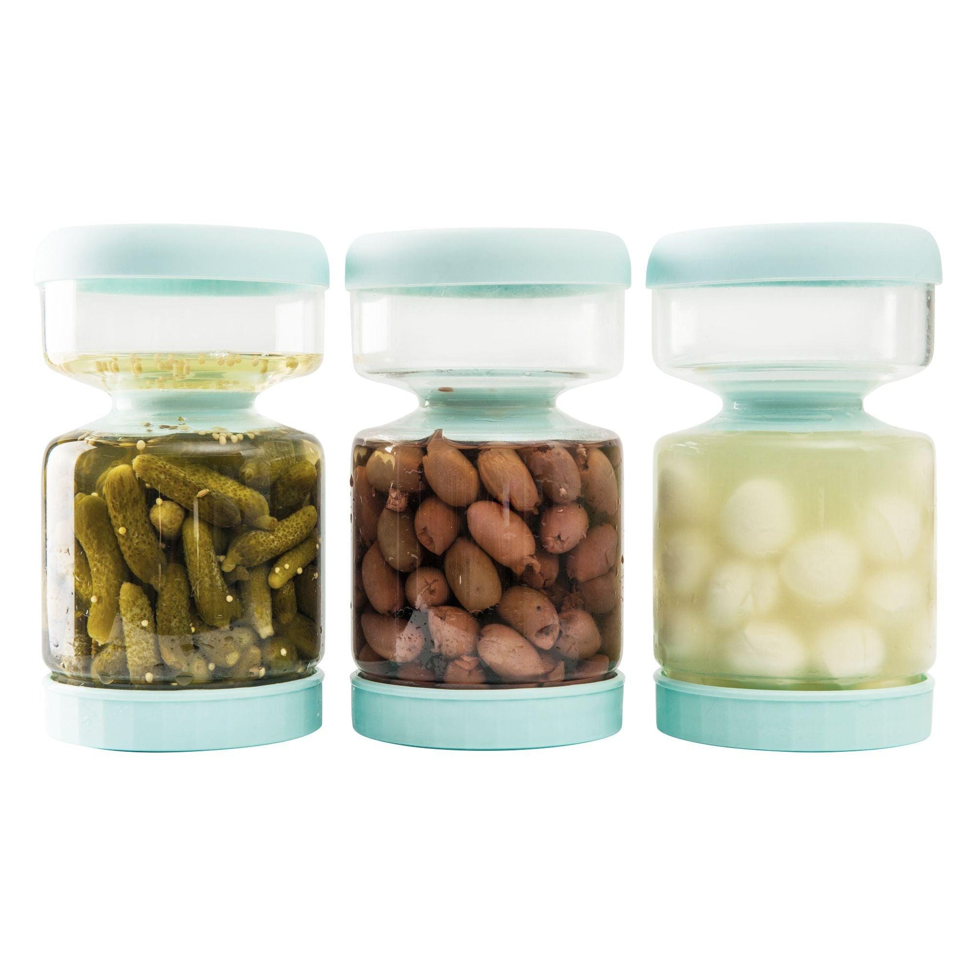 Glass Pickle Jar | Kitchen Organisation | Fridge Storage Containers ...