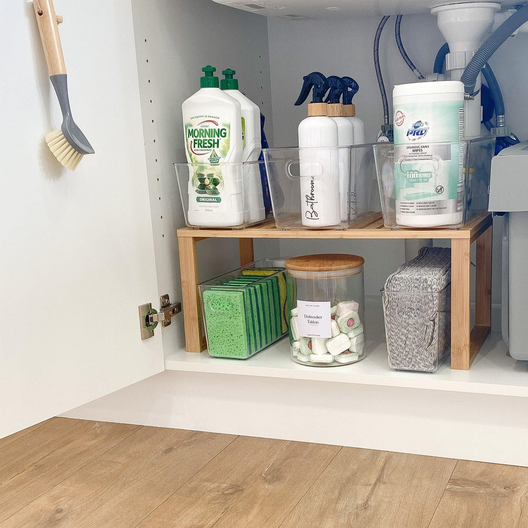 2 Litre Glass Storage Jar with Bamboo Lid For Your Pantry and Kitchen ...