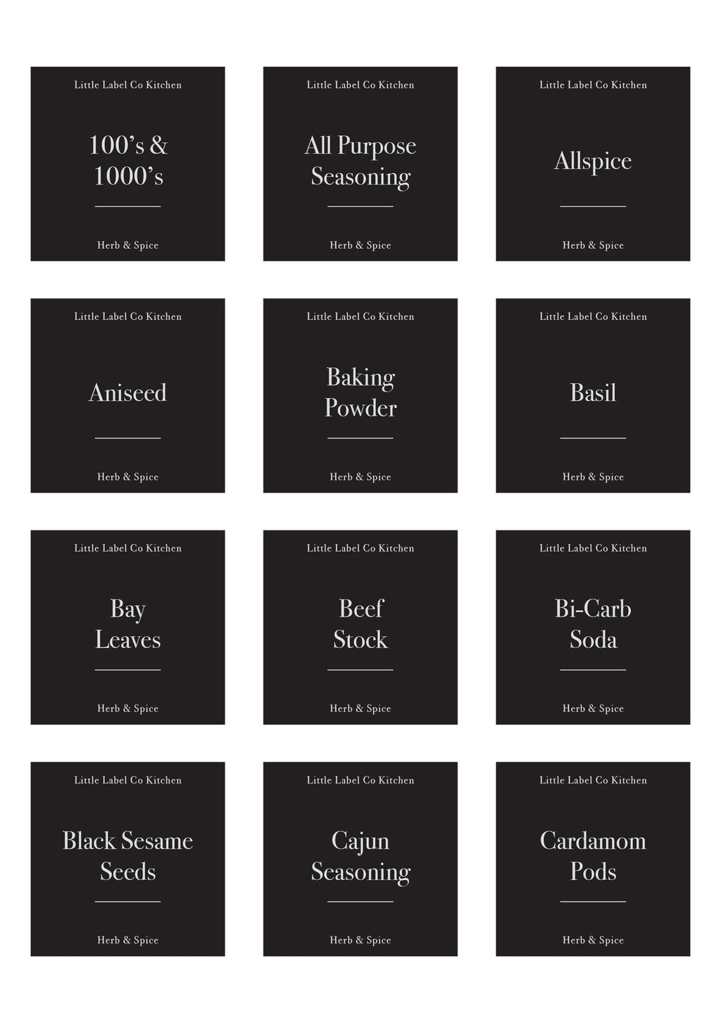 Peal and Stick our Pre-Printed Sticker Labels for all Spaces at Home ...