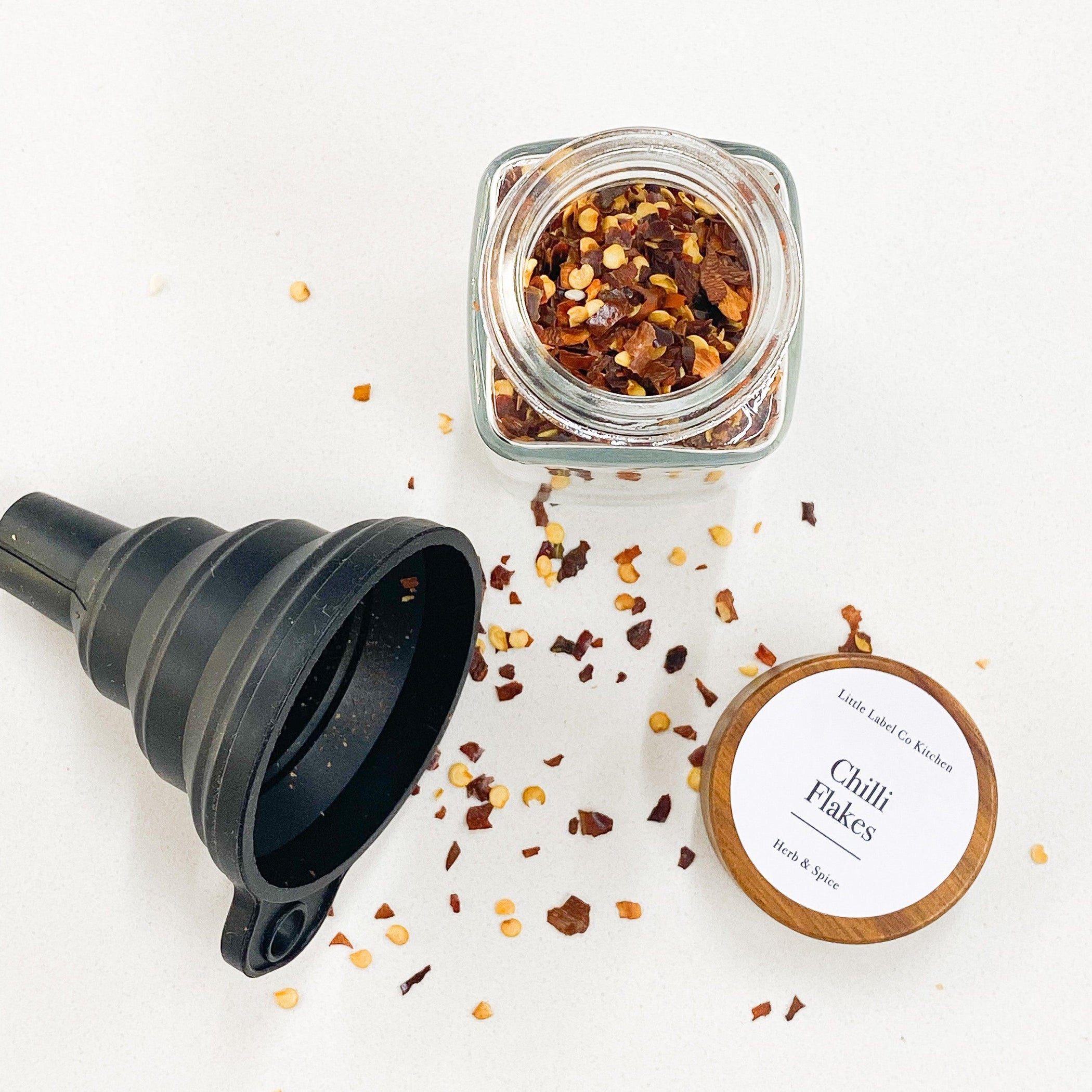 Large Bamboo Spice Rack with 15 Bamboo Shaker Spice Jars Pack - Little ...