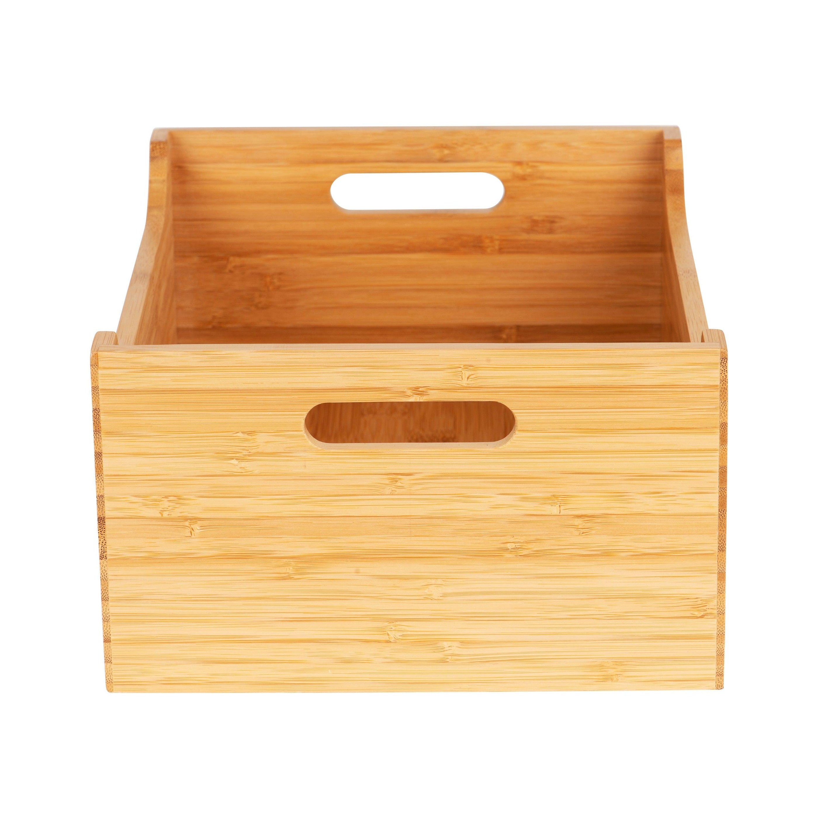 Large Bamboo Storage Tub for Home Storage and Organisation — Little ...