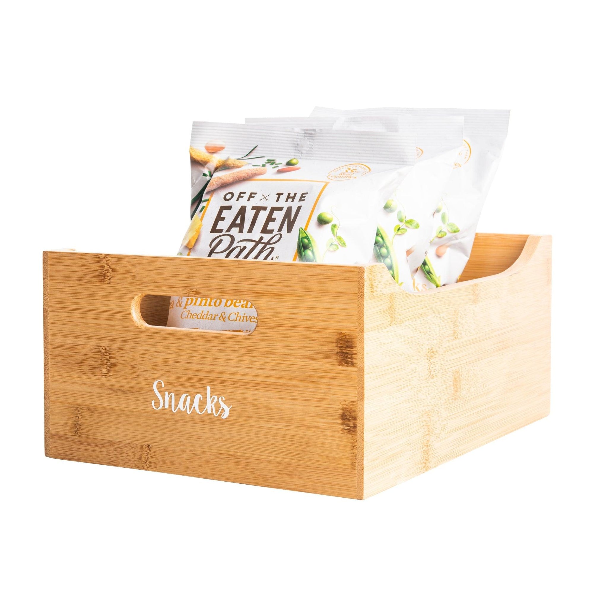 Large Bamboo Storage Tub for Home Storage and Organisation — Little ...