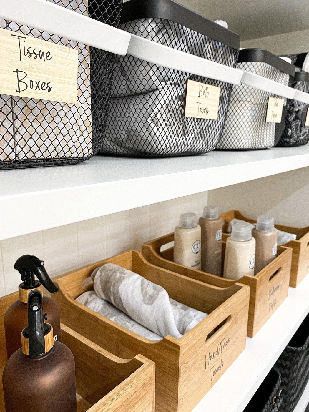 Large Bamboo Storage Tub for Home Storage and Organisation — Little ...