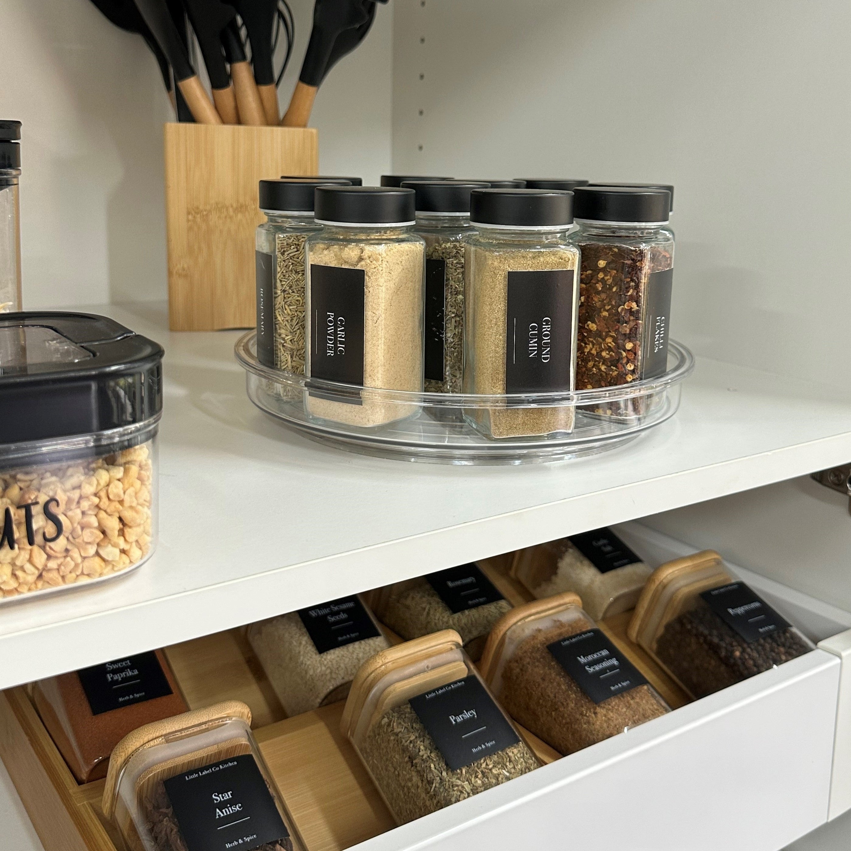 Clear Lazy Susan 24cm - Little Label Co