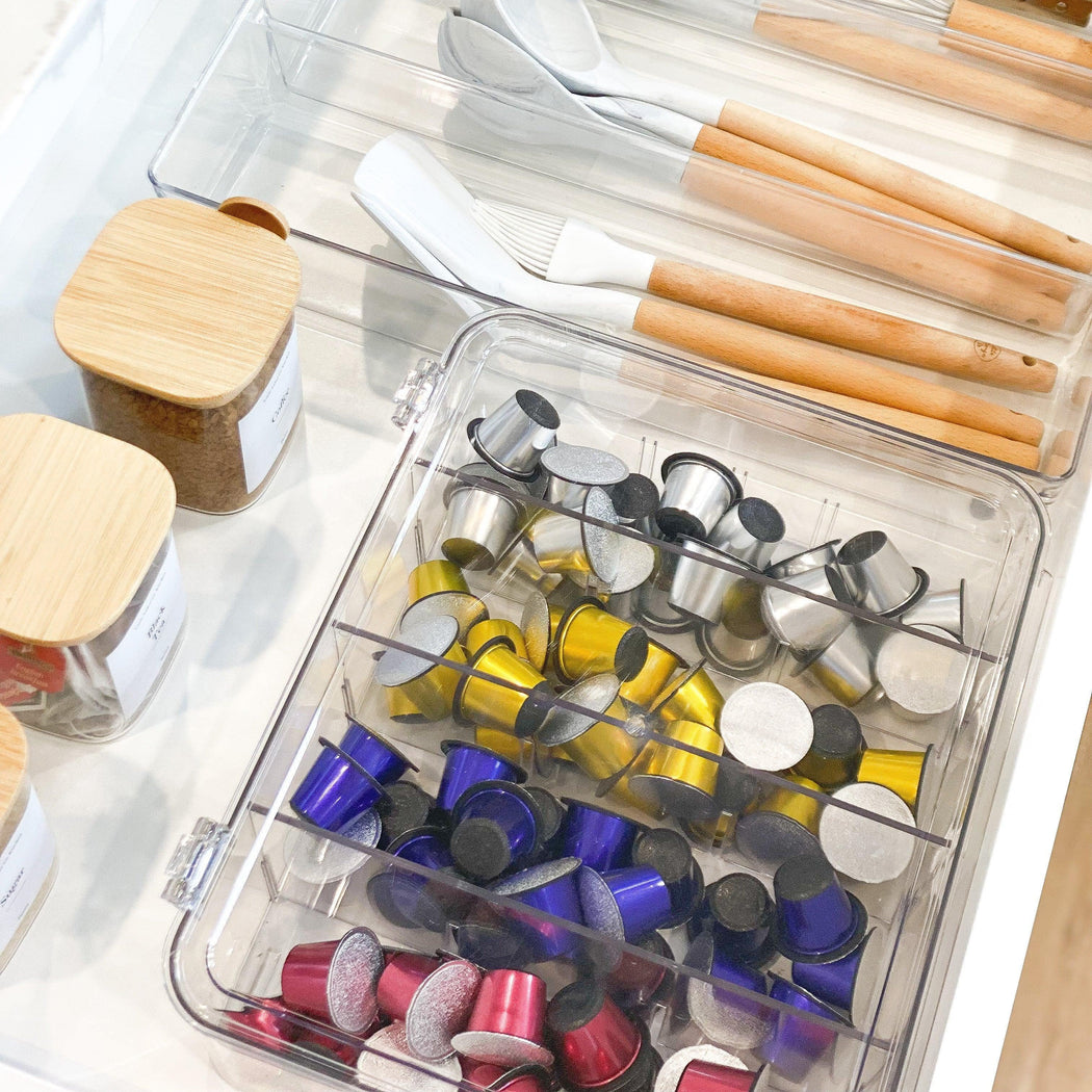 Multi–Use Storage Box with Dividers – Little Label Co