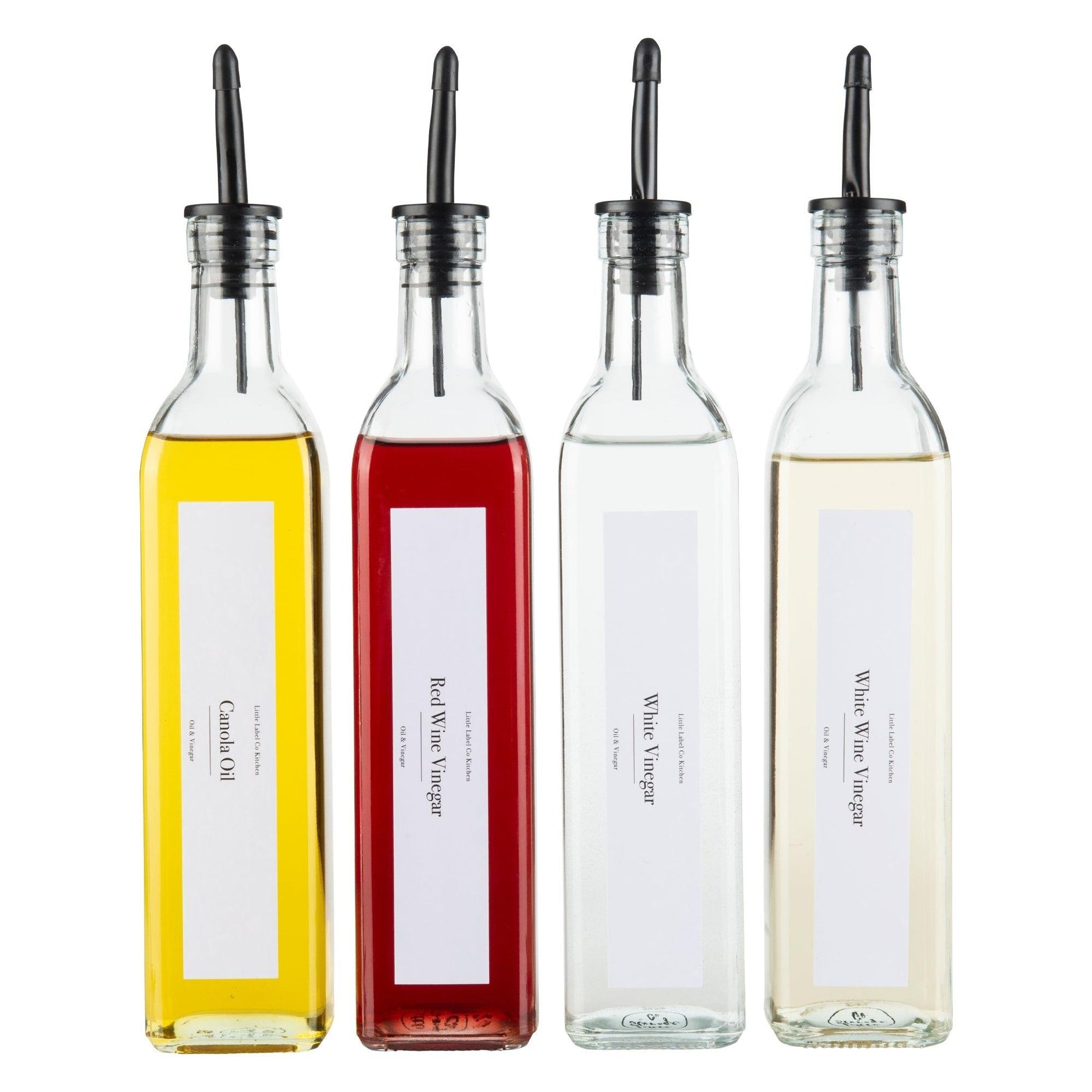 Oil & Vinegar Stickers - 16 Label Pack - Little Label Co
