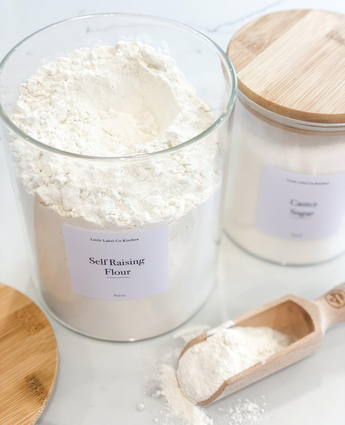 Pantry Stickers (114 Labels) Black or White — Little Label Co