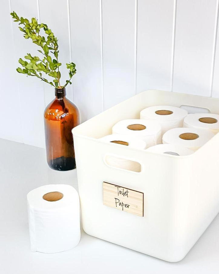 Storage Container Jumbo with Bamboo Lid for Storage and Organisation ...