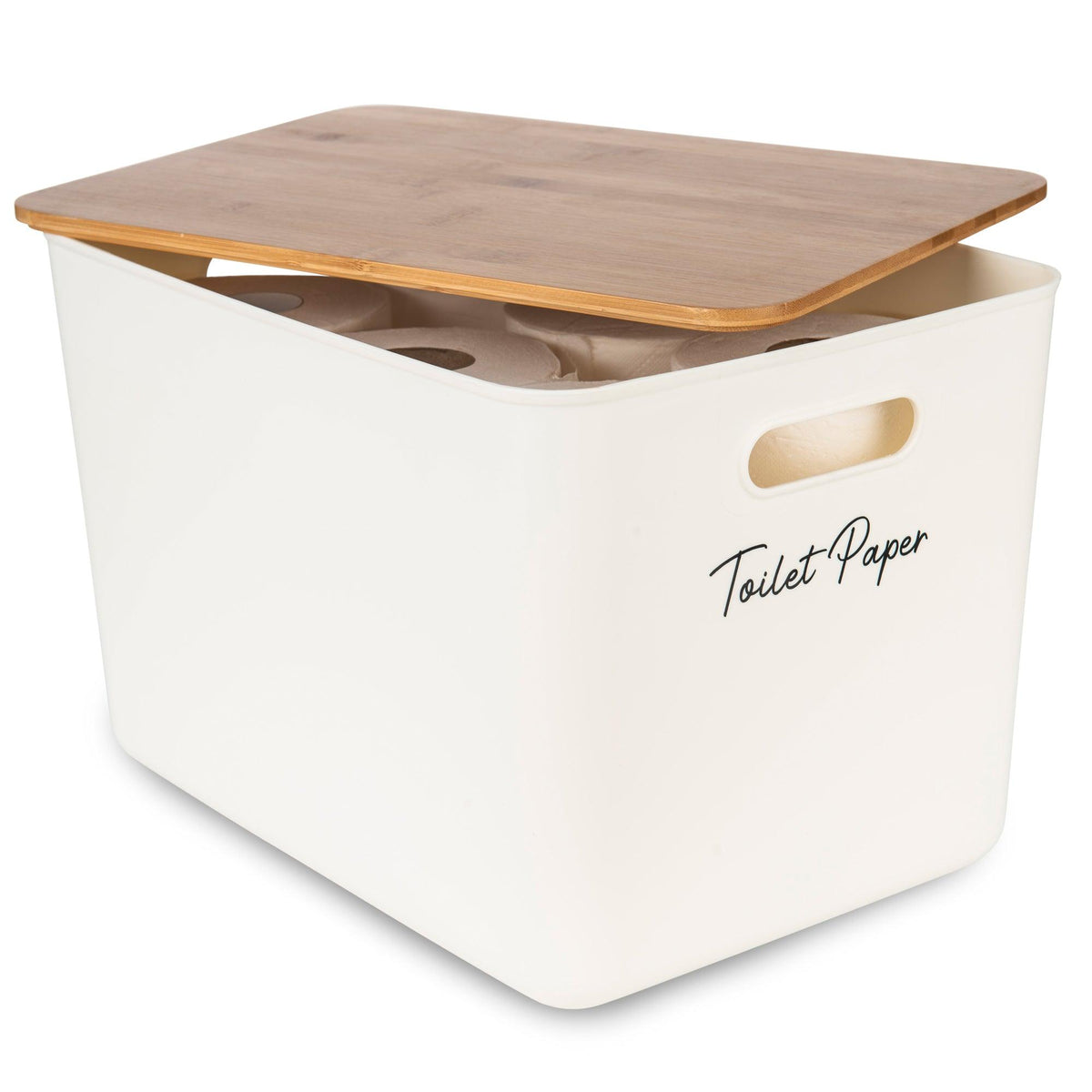 Storage Container with Bamboo Lid - Jumbo - Little Label Co
