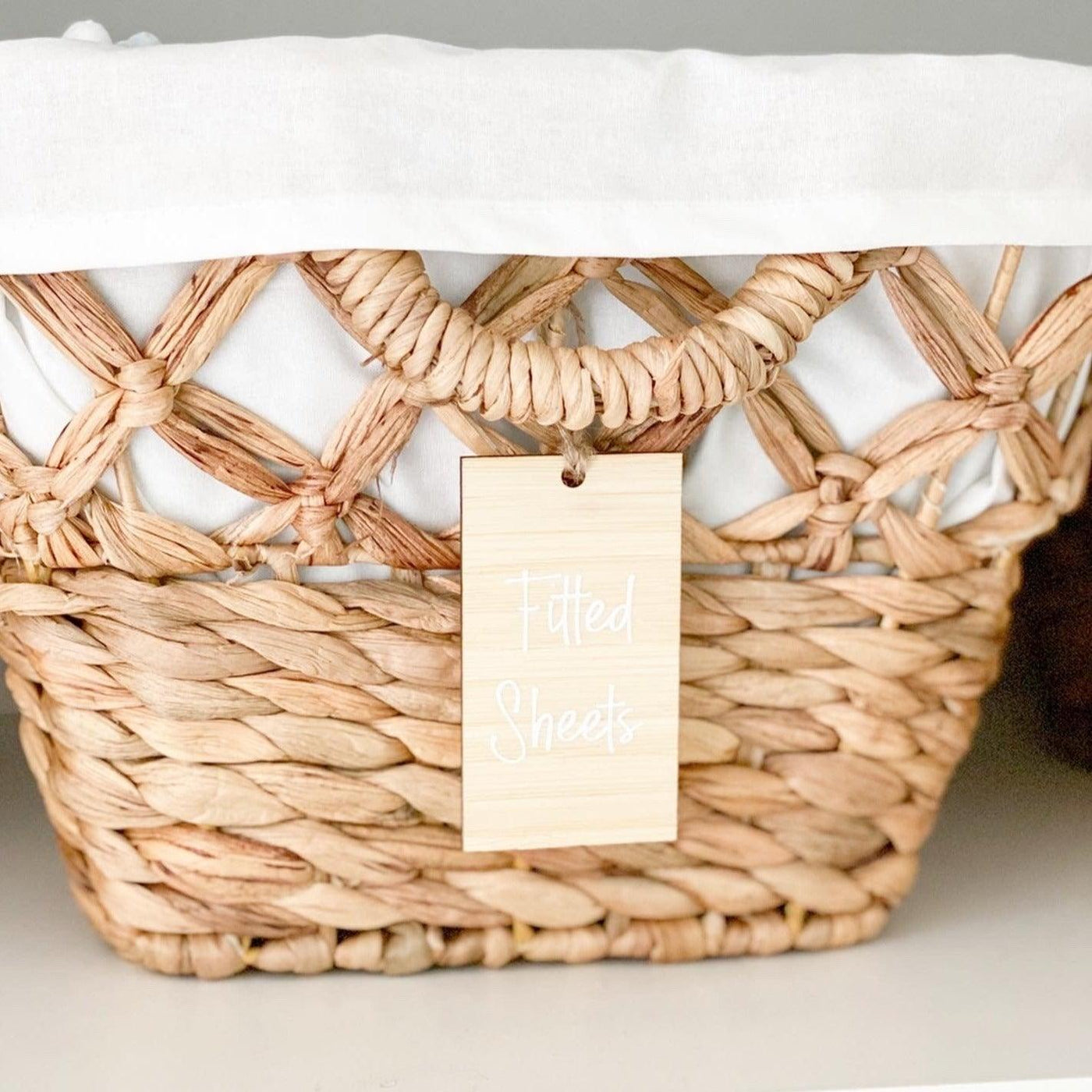 Shop Swing Acrylic and Bamboo Tags (with custom labels) — Little Label Co