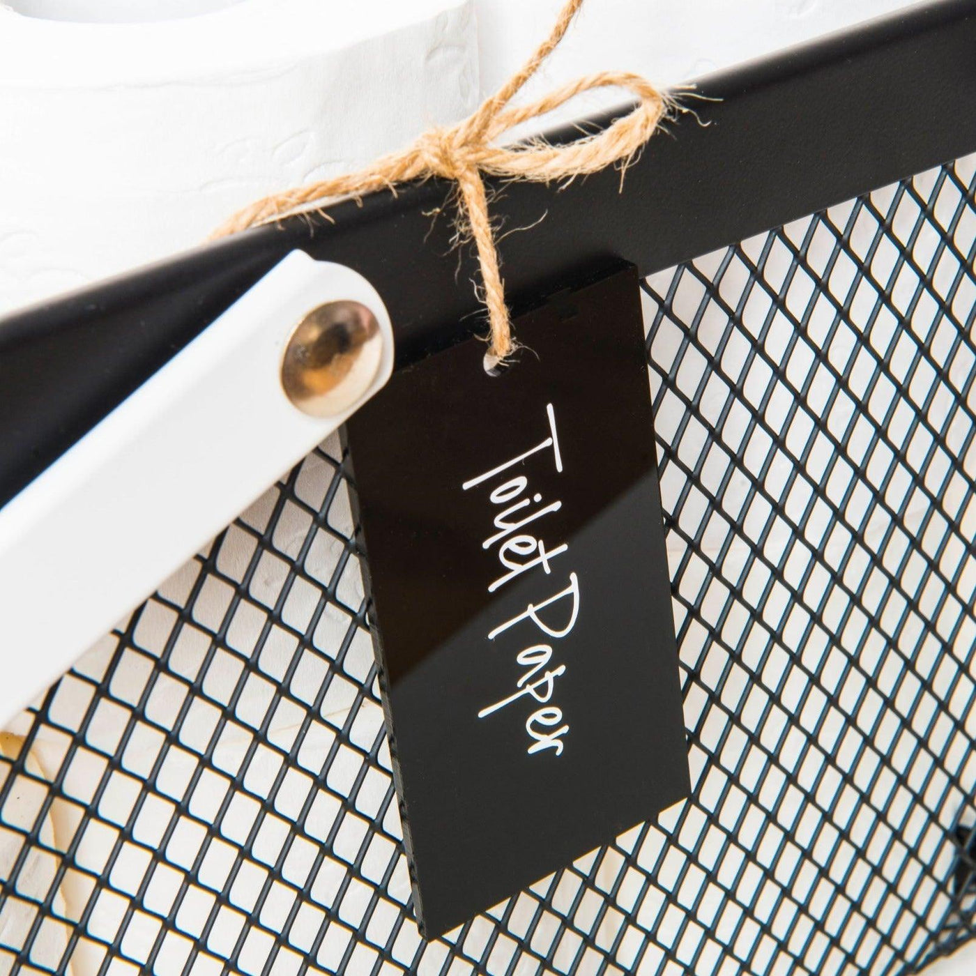 Swing Acrylic and Bamboo Tags (with custom labels) - Little Label Co